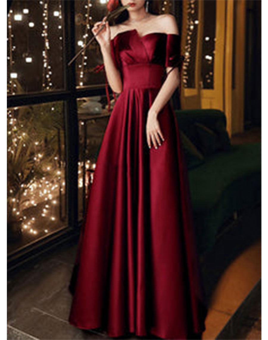 Prom Gown | Satin Dresses | The Wedding Hymns